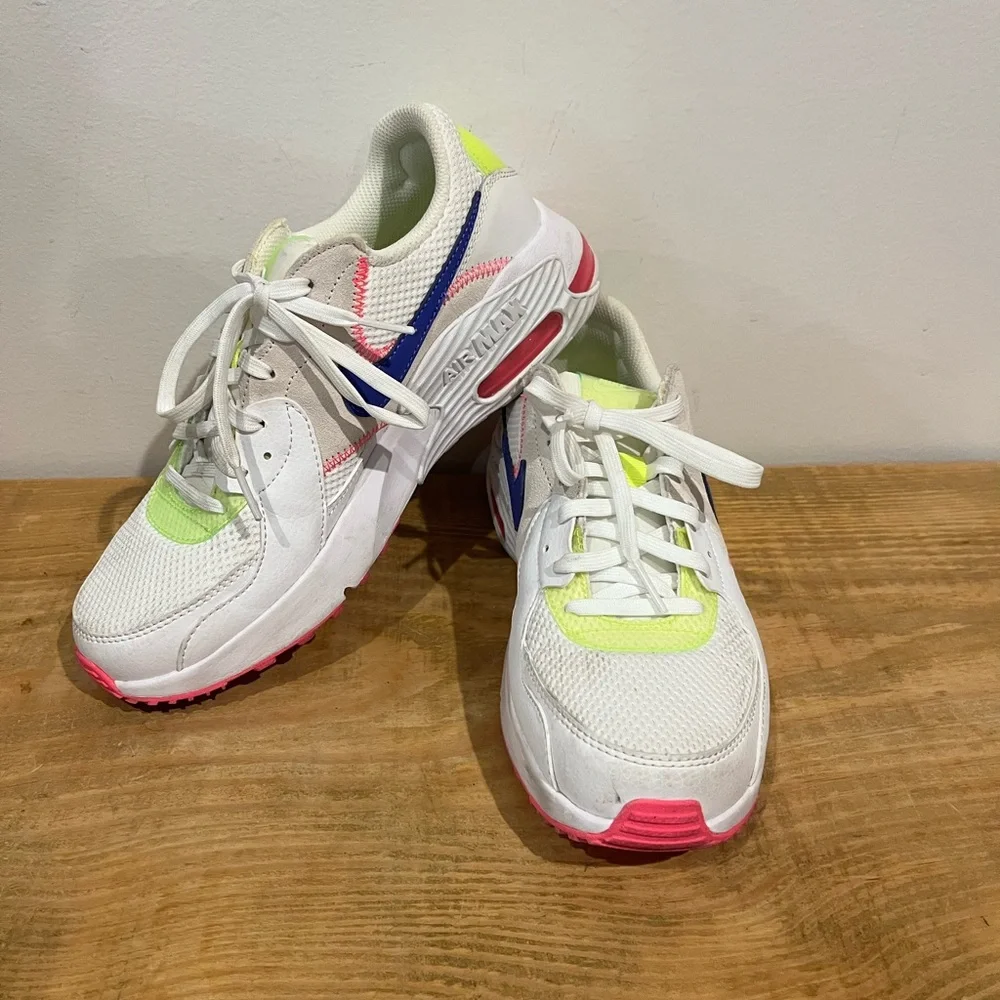 Nike | Shoes | Nike Air Max Womens Excee White Pink Indigo Trail ...